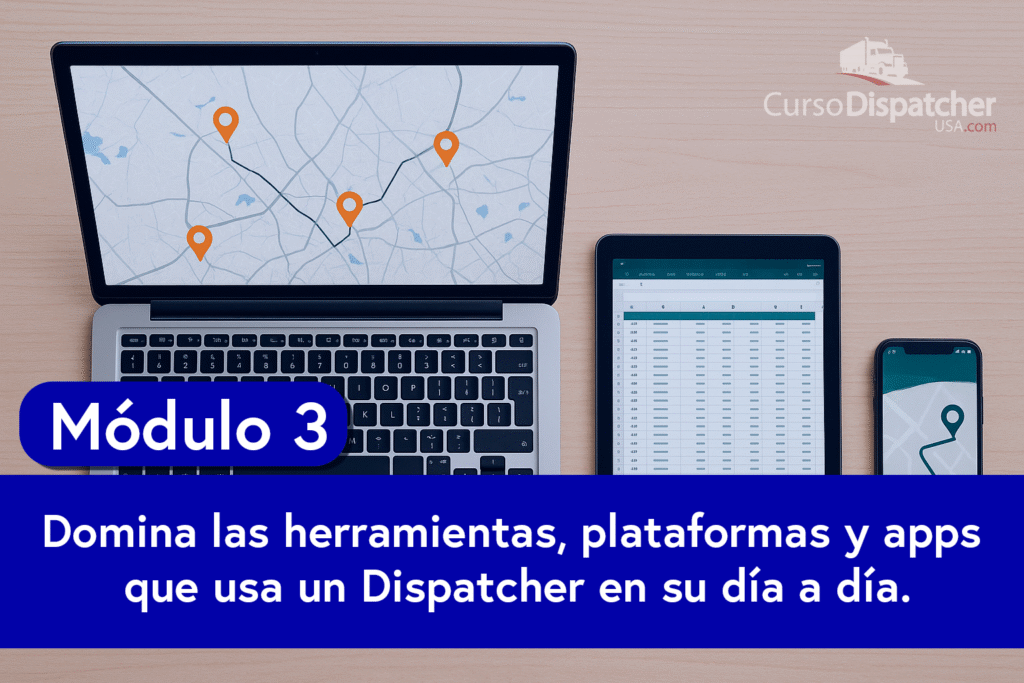 Módulo 3Plataformas y Herramientas del Dispatcher - cursodispatcher.com